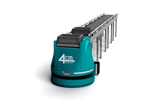 AMC-RC - Autonomous Mobile Cobot Roller Conveyor | 4am Robotics