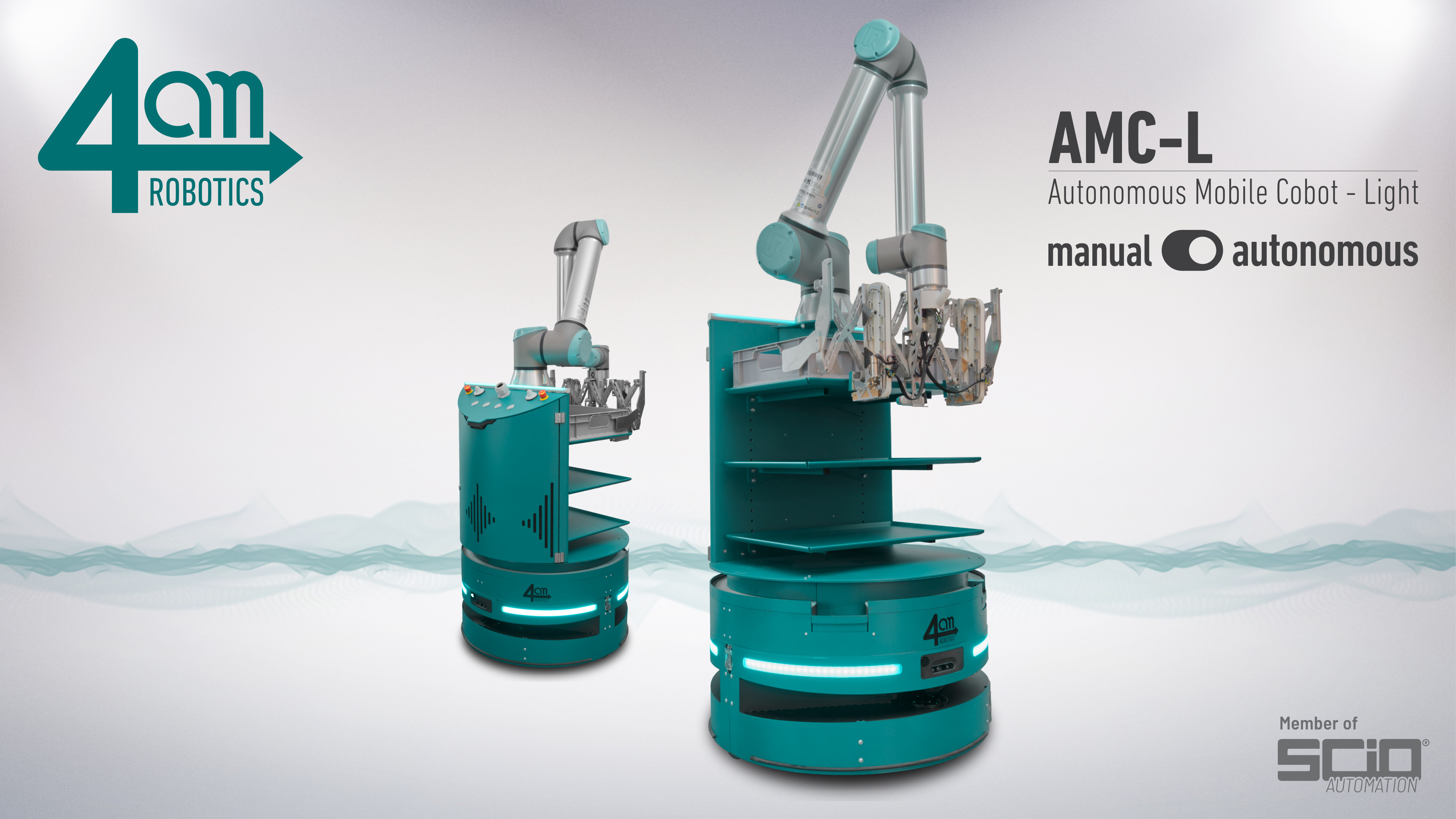 AMC-L - Autonomous Mobile Cobot Light | 4am Robotics